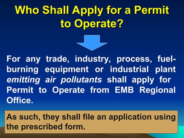 RA 8749 The Philippine Clean Air Act.ppt | Indoor Environmental Quality ...