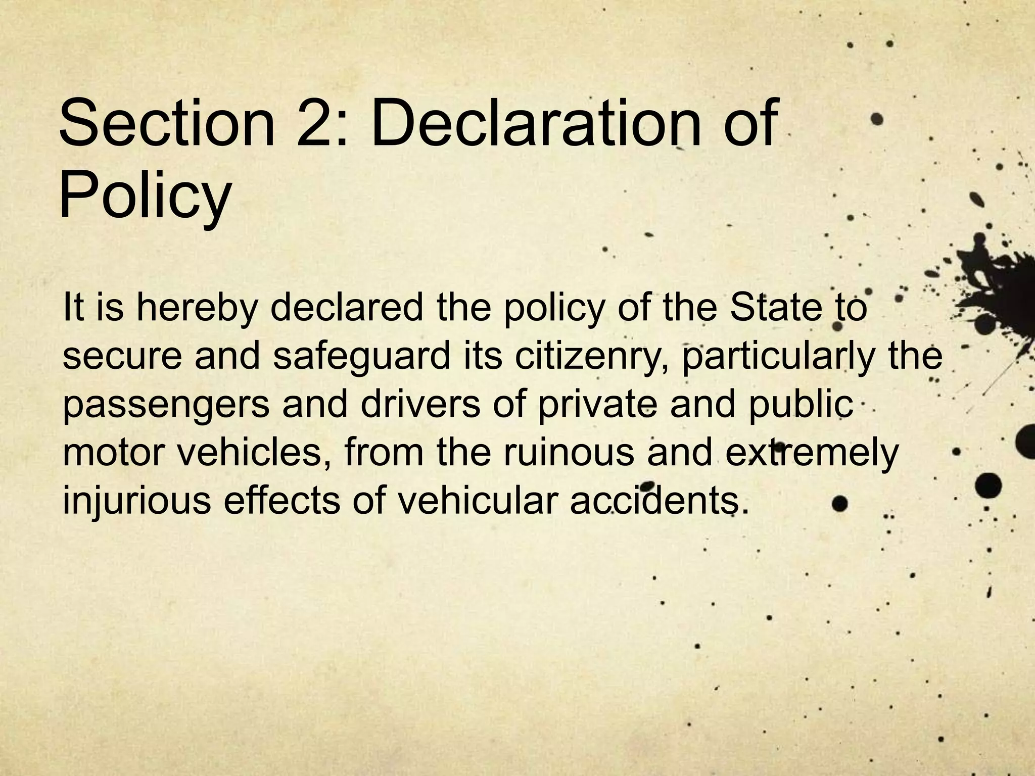 Seat Belt Use Act of 1999 (RA 8750) | PPTX