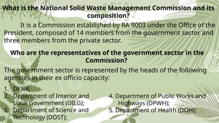 Republic Act 9003( Environmental Science)pptx. | PPTX