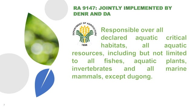 Republic Act 9147 ( PROTECTION OF WILDLIFE RESORCES).pptx