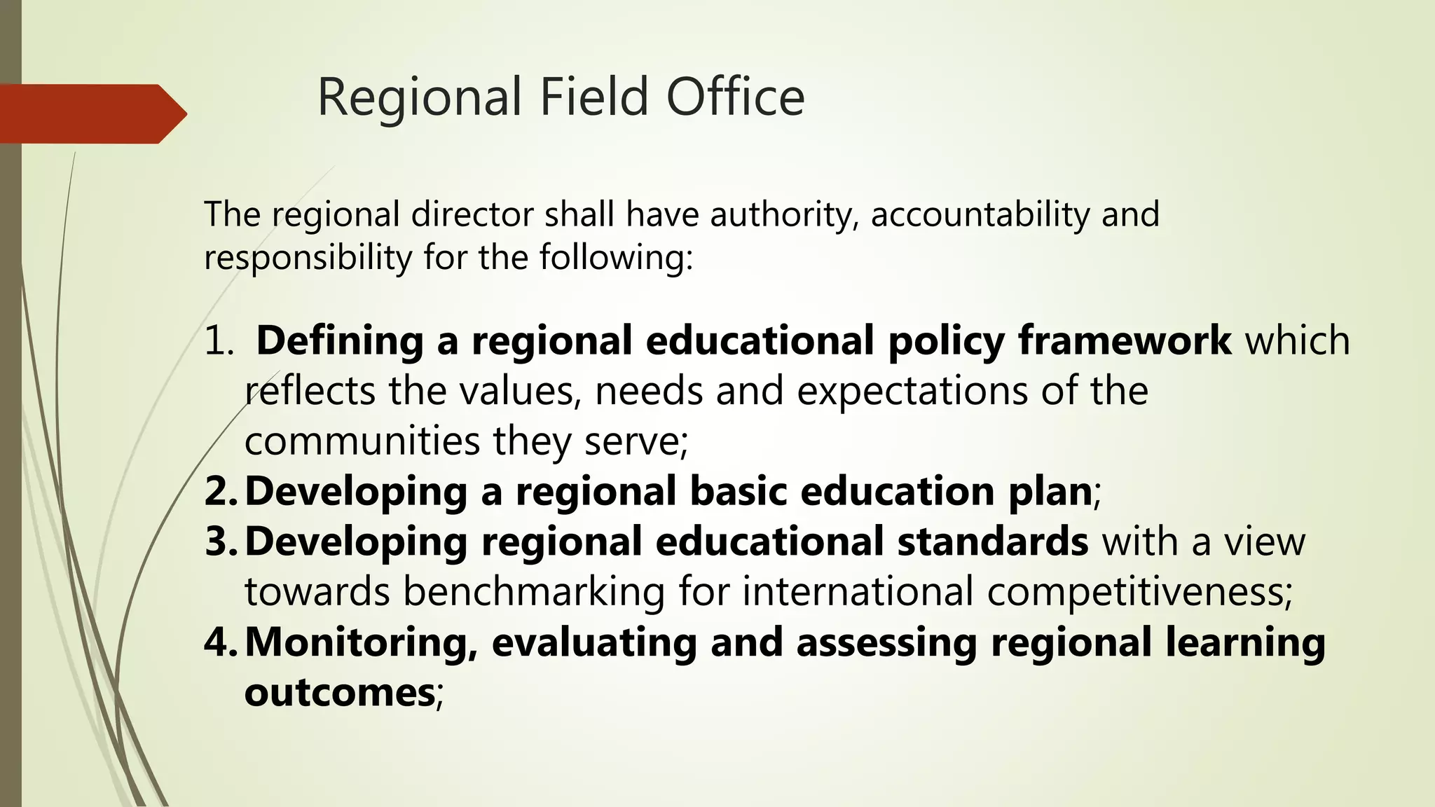 Basic Education System: DepEd Organizational Structure | PPTX