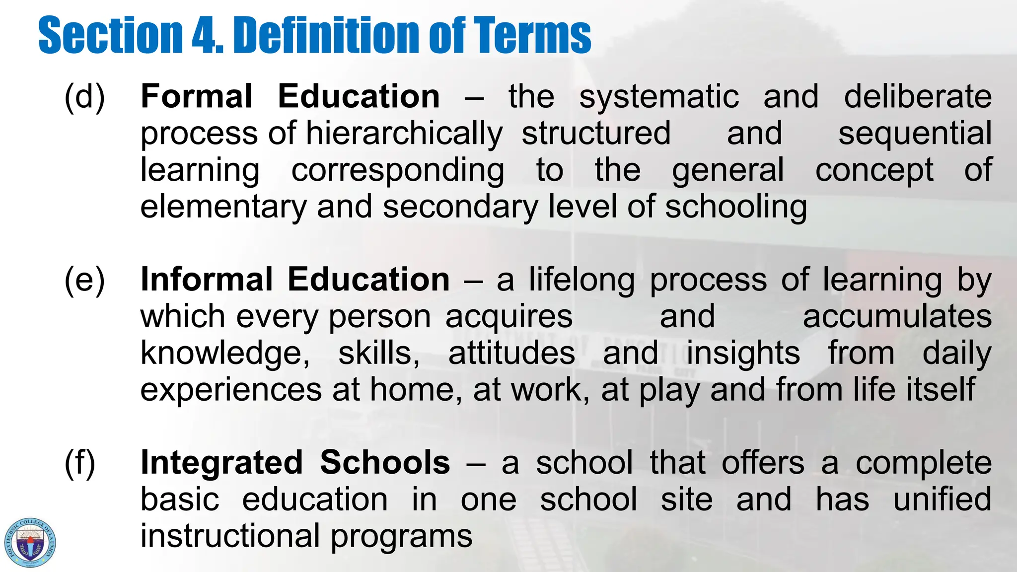 RA 9155 or Governance of Basic Education Act of 2001 | PDF