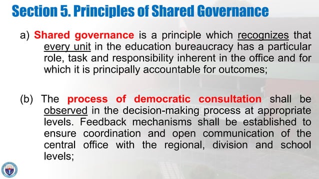 RA 9155 or Governance of Basic Education Act of 2001 | PDF | Primary ...