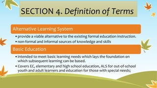 Ra9155: Governance of Basic Education Act of 2001 | PPTX