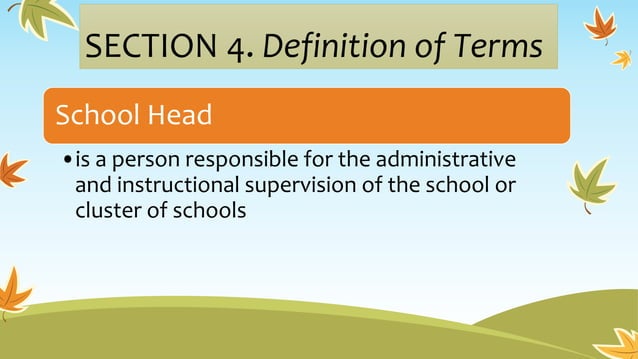 Ra9155: Governance of Basic Education Act of 2001 | PPTX