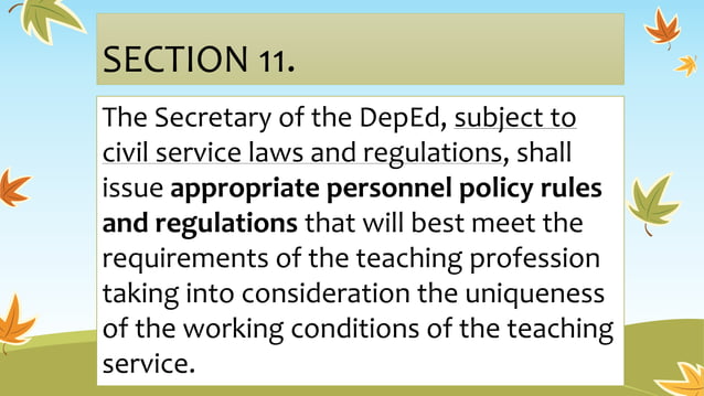 Ra9155: Governance of Basic Education Act of 2001 | PPTX