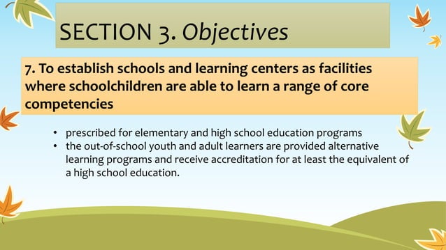 Ra9155: Governance of Basic Education Act of 2001 | PPTX