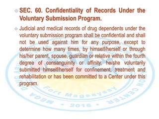 RA 9165.ppt | Illegal Drugs, Tobacco, eCigarettes, Vaping, Alcohol ...