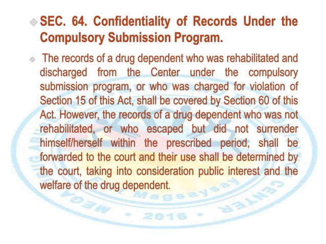 RA 9165.ppt | Illegal Drugs, Tobacco, eCigarettes, Vaping, Alcohol ...