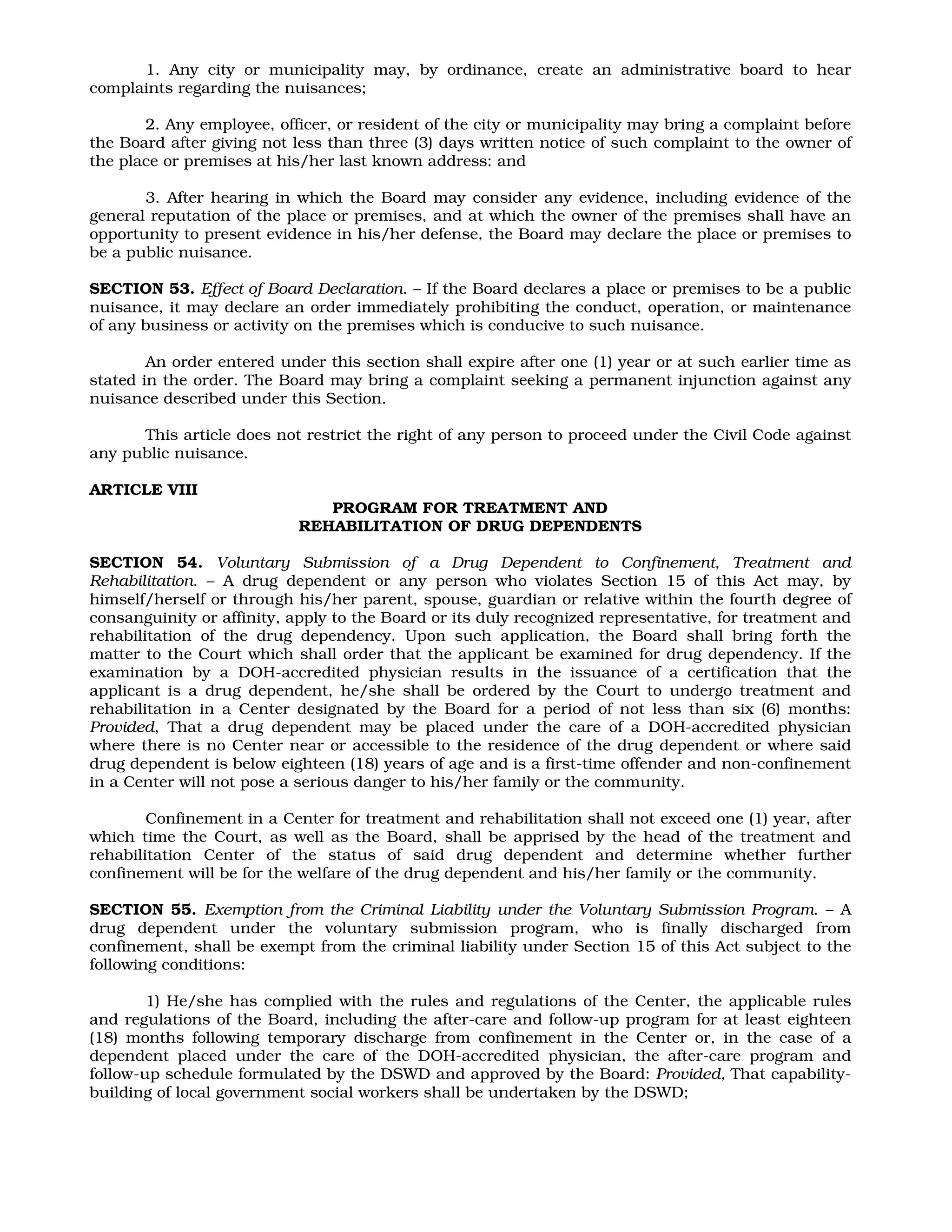 Ra 9165 comprehensive dangerous drugs act | PDF