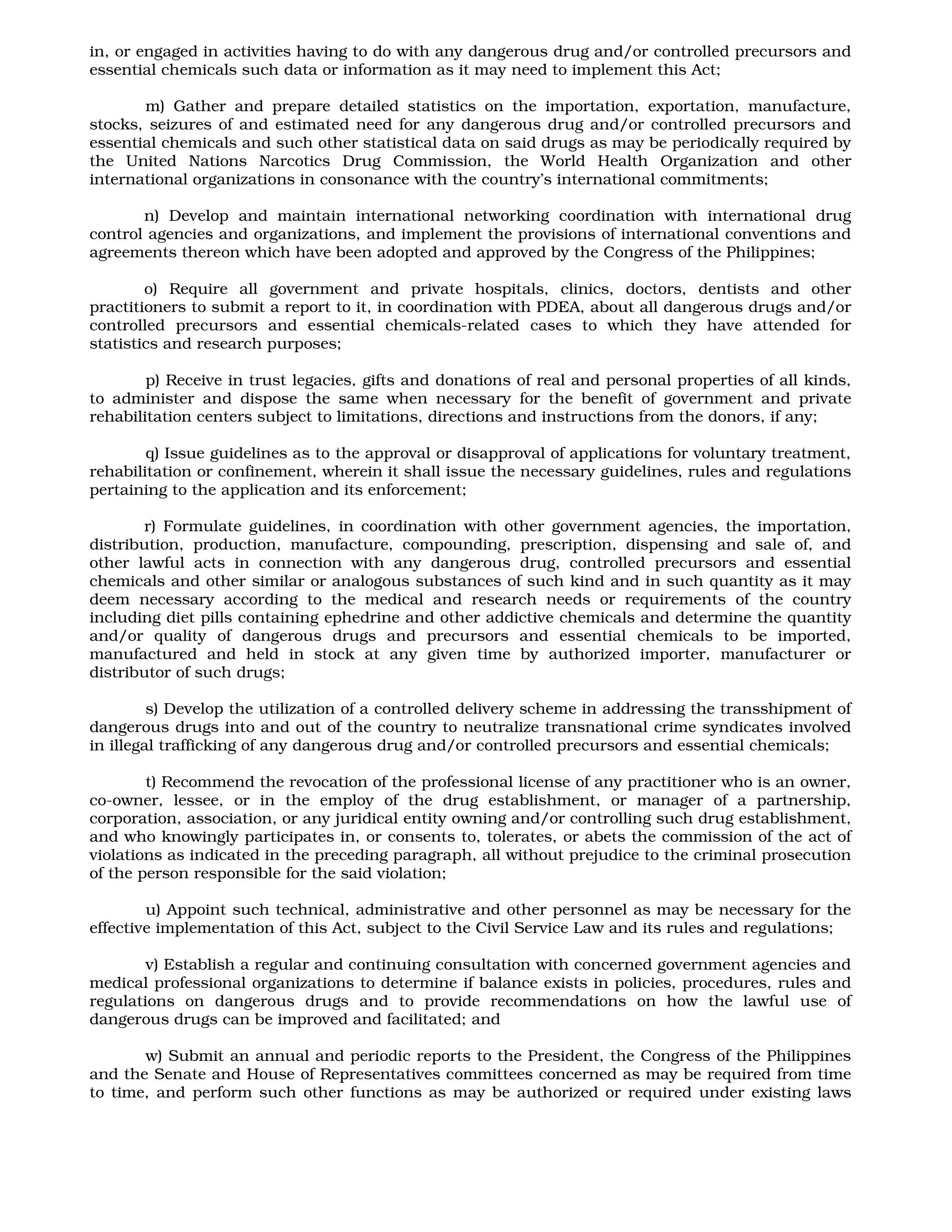 Ra 9165 comprehensive dangerous drugs act | PDF