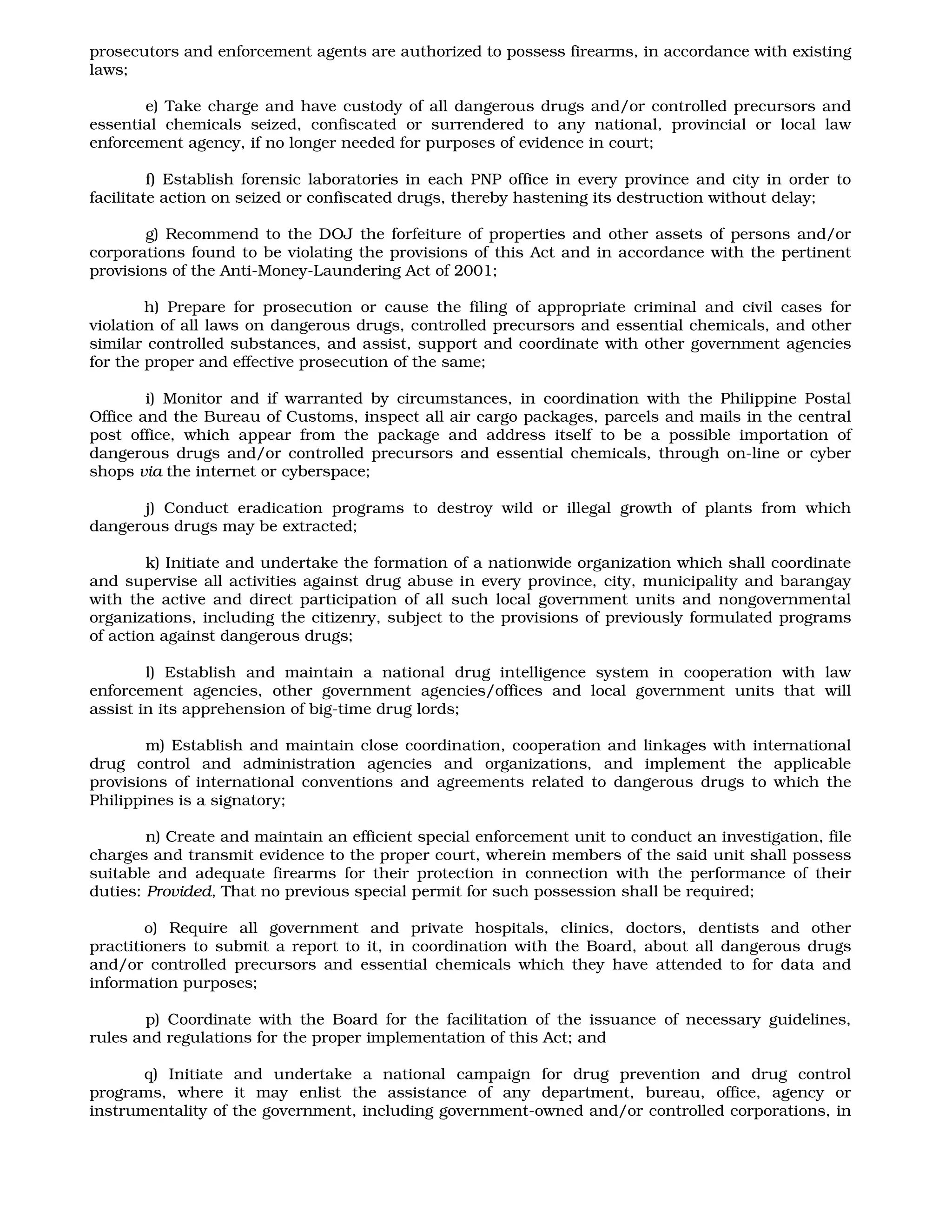 Ra 9165 comprehensive dangerous drugs act | PDF