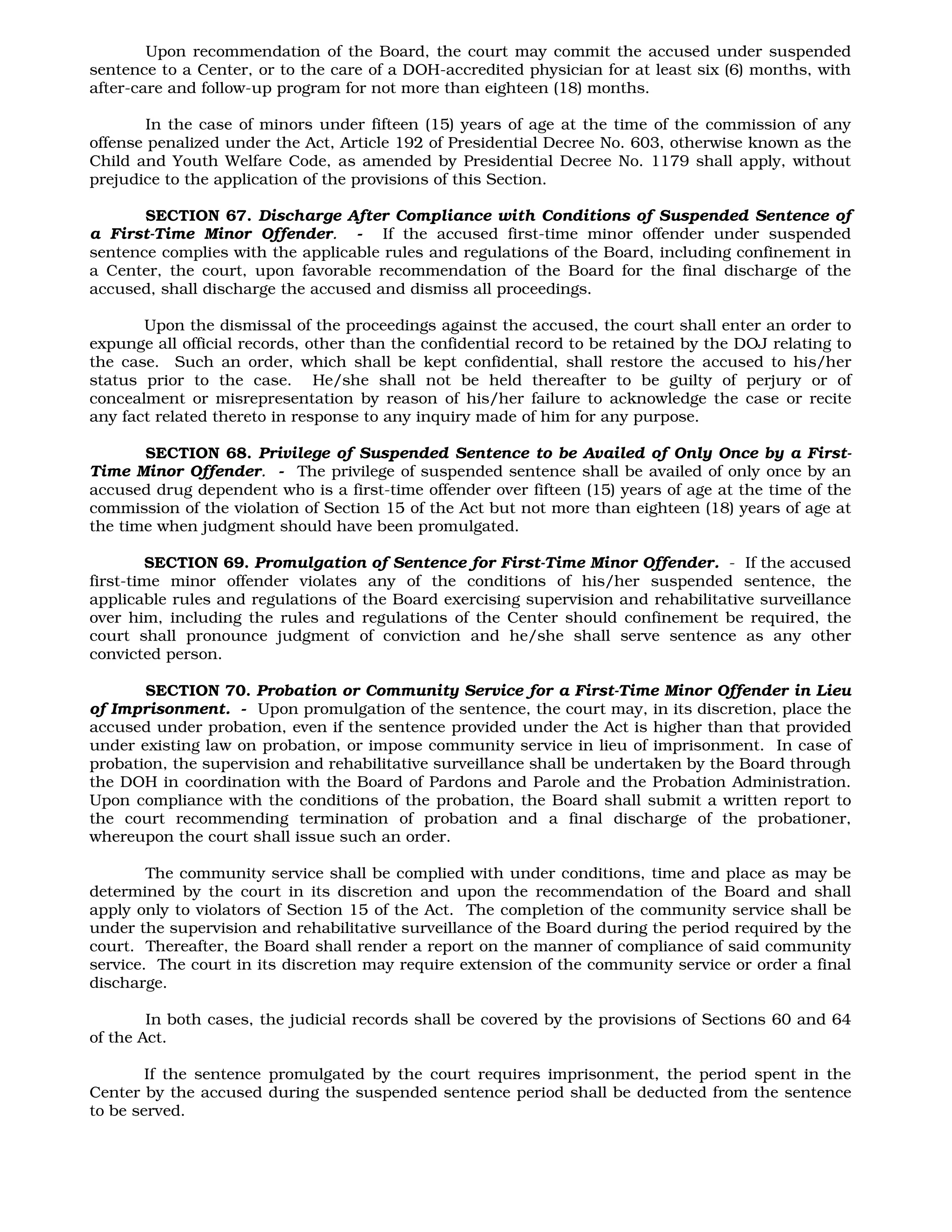 Ra 9165 comprehensive dangerous drugs act | PDF