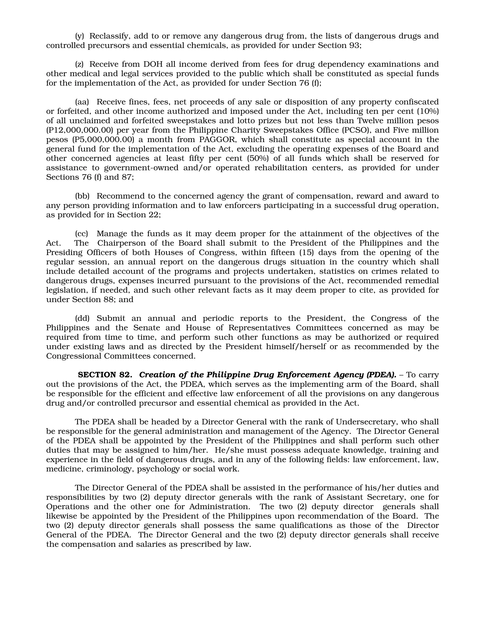 Ra 9165 comprehensive dangerous drugs act | PDF