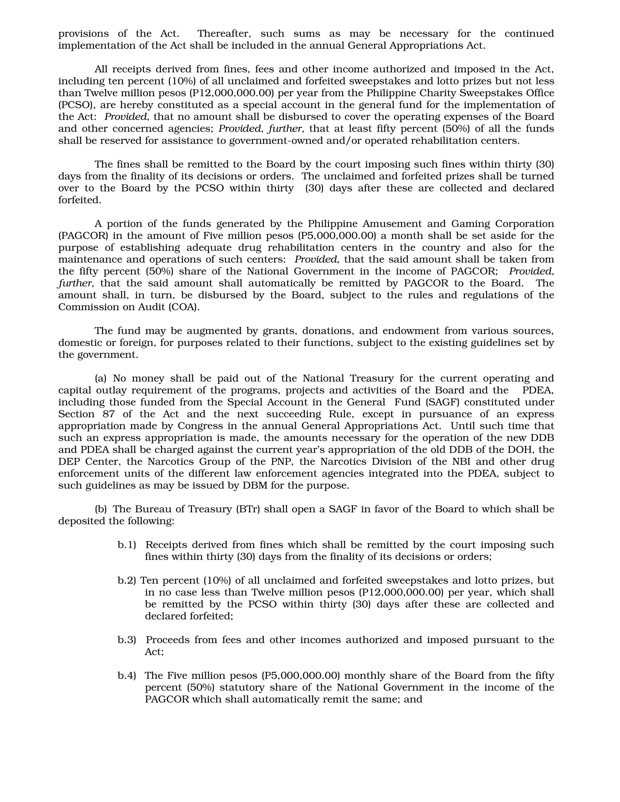 Ra 9165 comprehensive dangerous drugs act | PDF