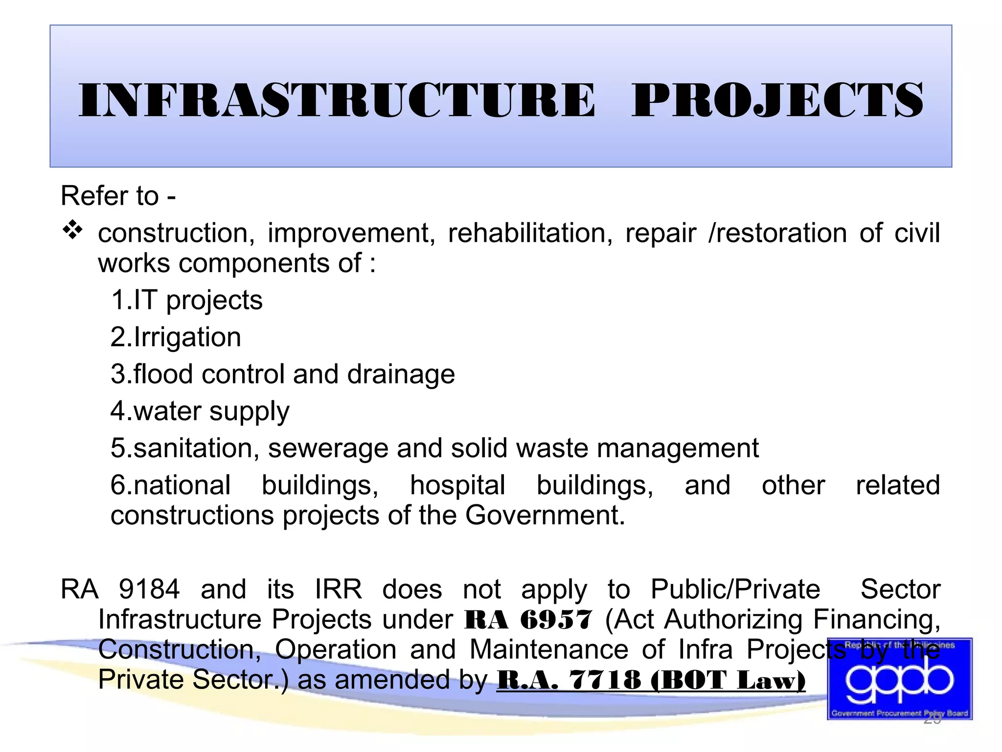 General Provisions of RA 9184 | PPT