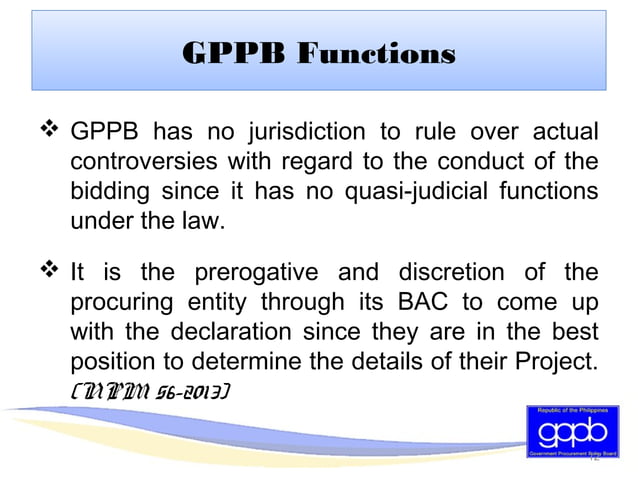 General Provisions of RA 9184 | PPT