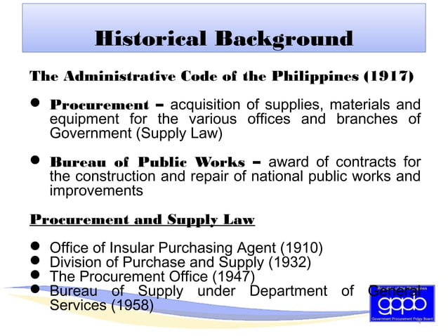 General Provisions of RA 9184 | PPT