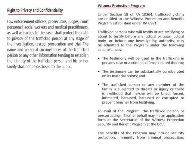 RA 9208 amended RA 10364 ANTI - TRAFFICKING.pptx | Crime & Harmful Acts ...