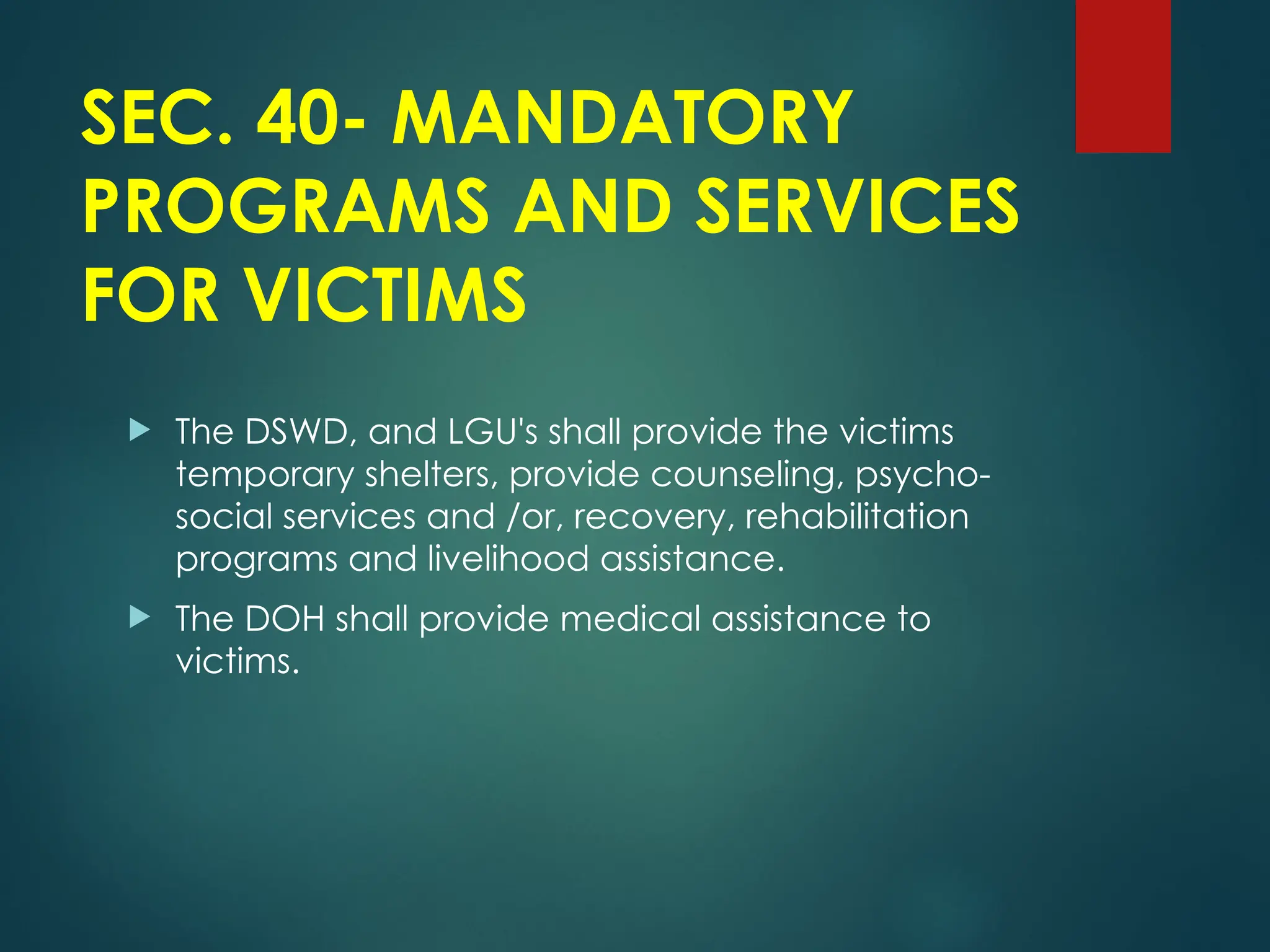 Republic Act 9262 or VAWC under the Philippines | PPT