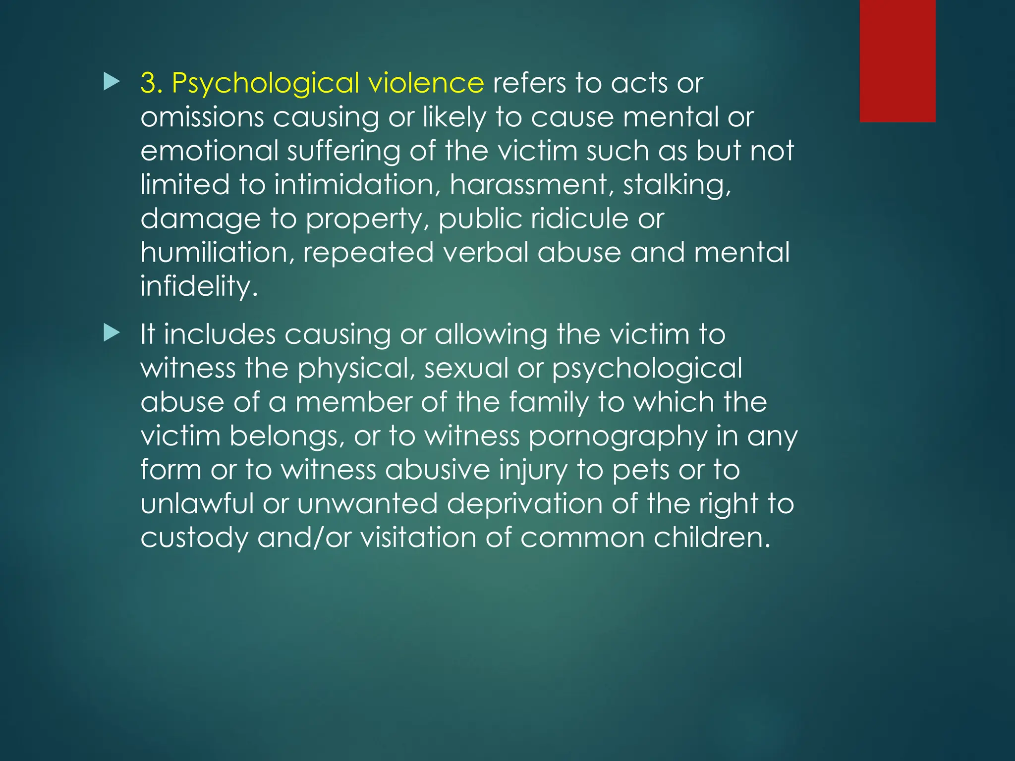 Republic Act 9262 or VAWC under the Philippines | PPT