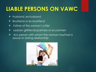 Republic Act 9262 or VAWC under the Philippines | PPT