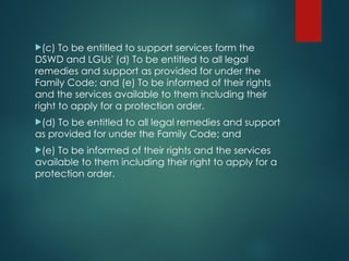 Republic Act 9262 or VAWC under the Philippines | PPT