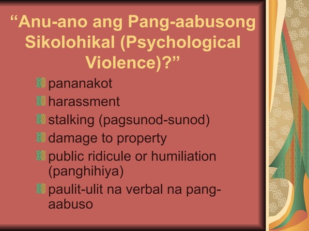 R.A 9262 (VAWC) Presentation Tagalog.ppt