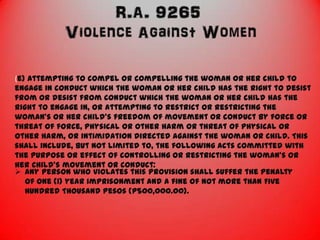 RA_9265 | PPTX | Crime & Harmful Acts to Individuals, Society & Human ...