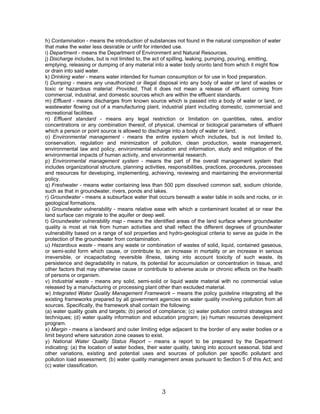 Environmental Laws RA 9275 | PDF