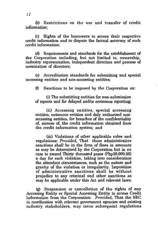 Ra 9510 credit information system | PDF | Consumer Banking | Personal ...