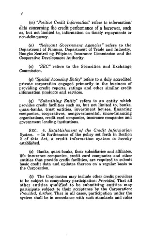 Ra 9510 credit information system | PDF | Consumer Banking | Personal ...