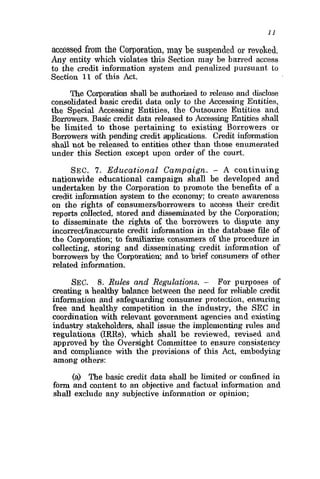 Ra 9510 credit information system