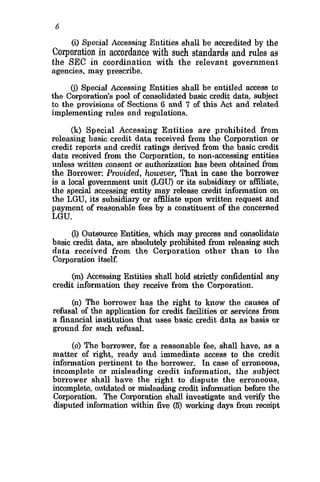 Ra 9510 credit information system | PDF