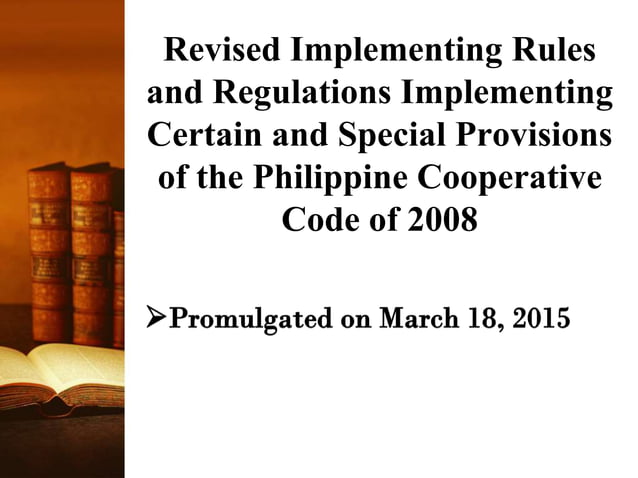 RA 9520 and its Implementing Rules and Regulations | PPT