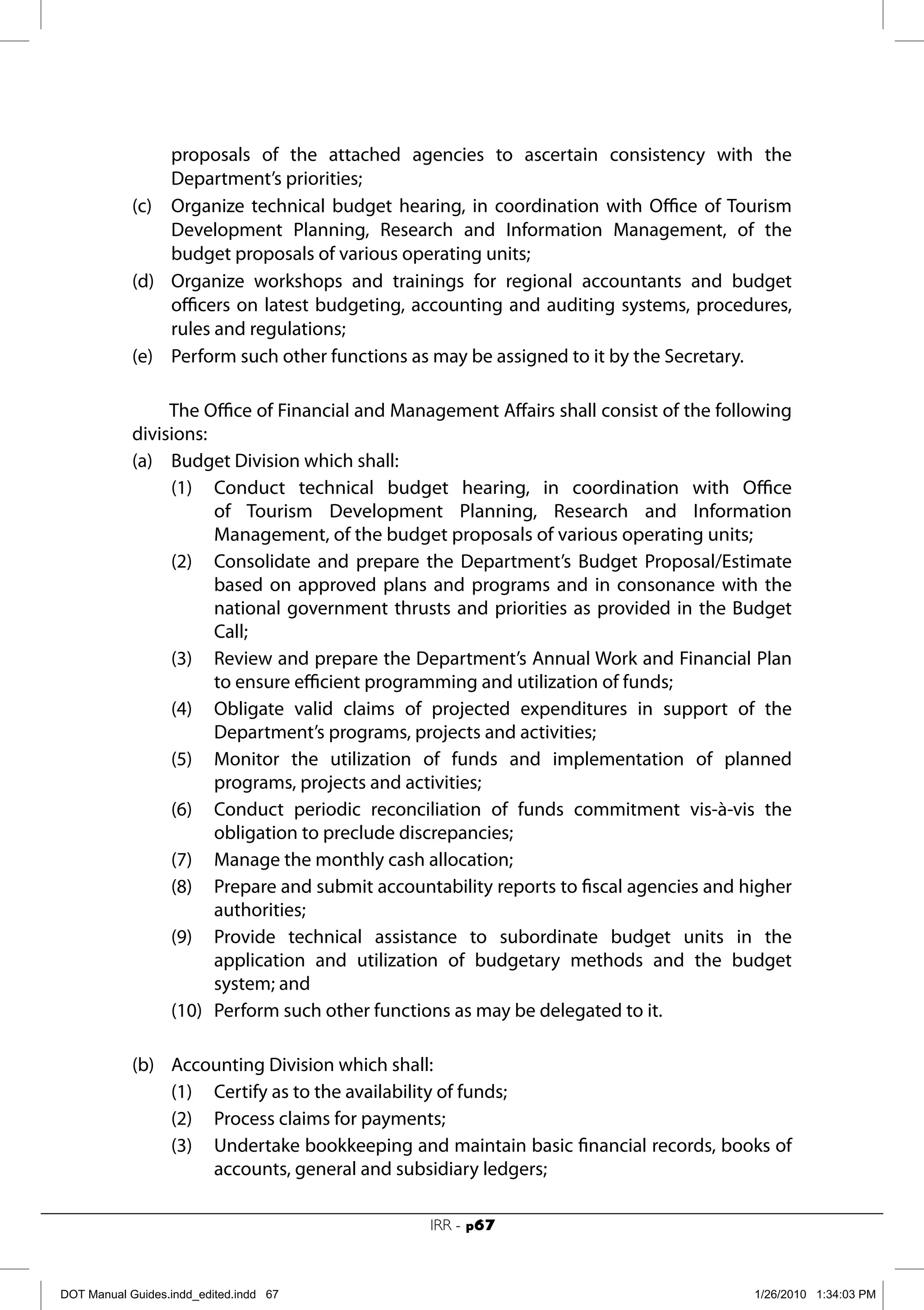 Philippine Tourism Act 2009 (RA 9593) | PDF