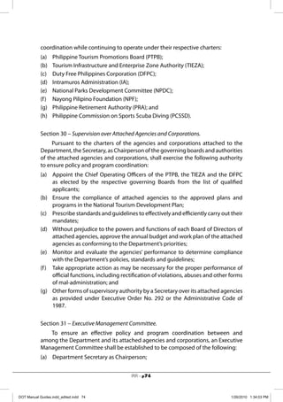 Philippine Tourism Act 2009 (RA 9593) | PDF