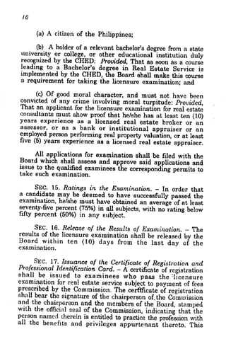 RA 9646 - RESA Law | PDF