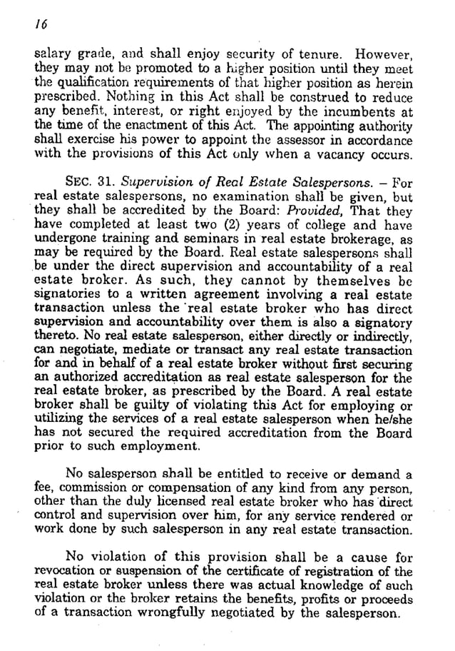 RA 9646 - RESA Law | PDF