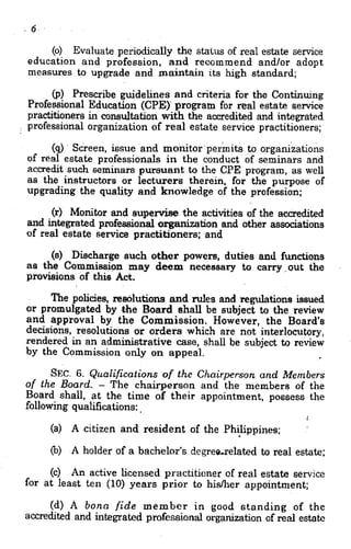 RA 9646 - RESA Law | PDF