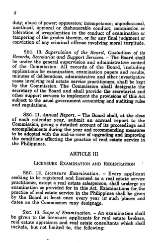 RA 9646 - RESA Law | PDF