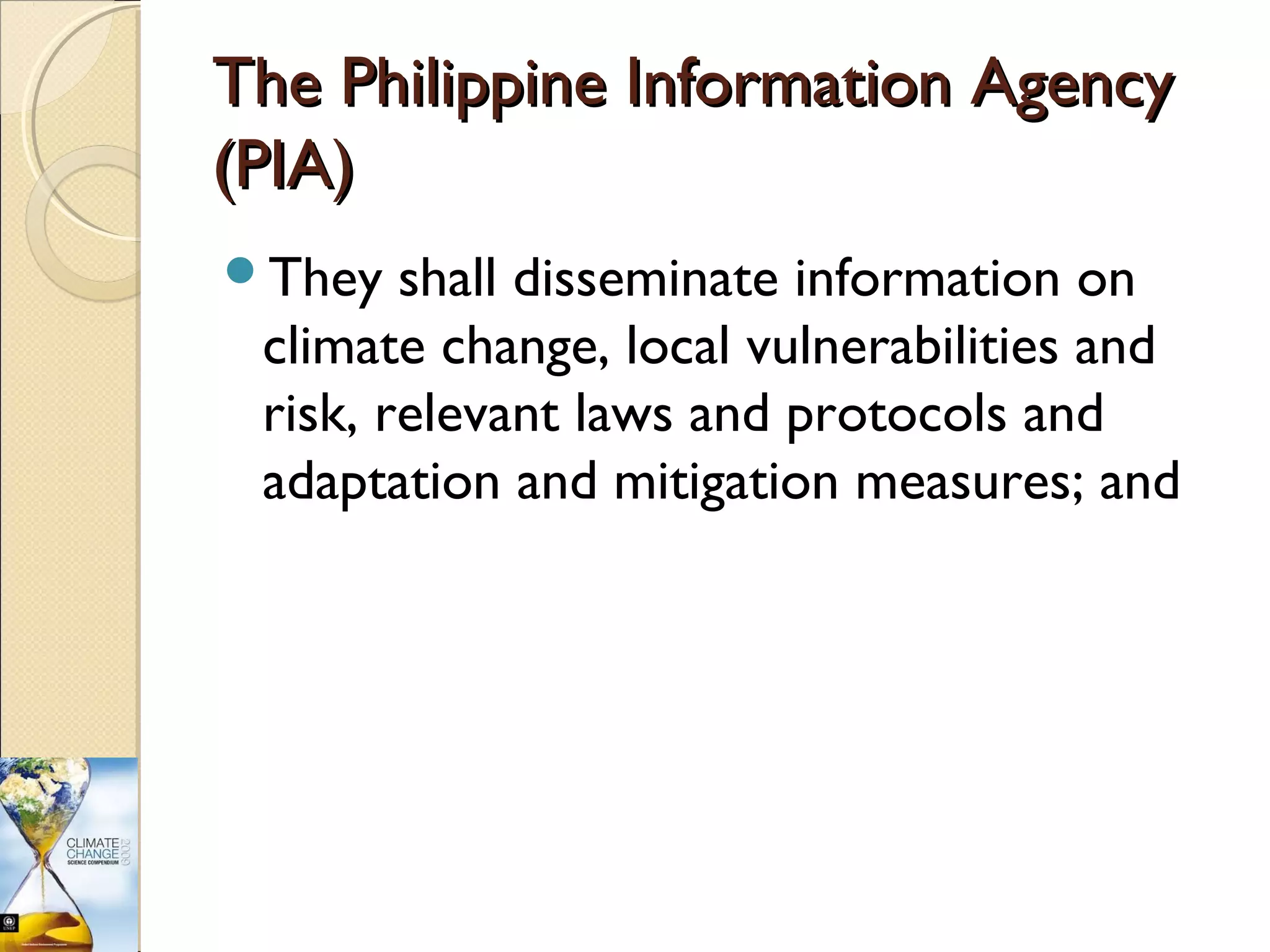 Ra 9729 Climate Change Act of 2009 | PPT