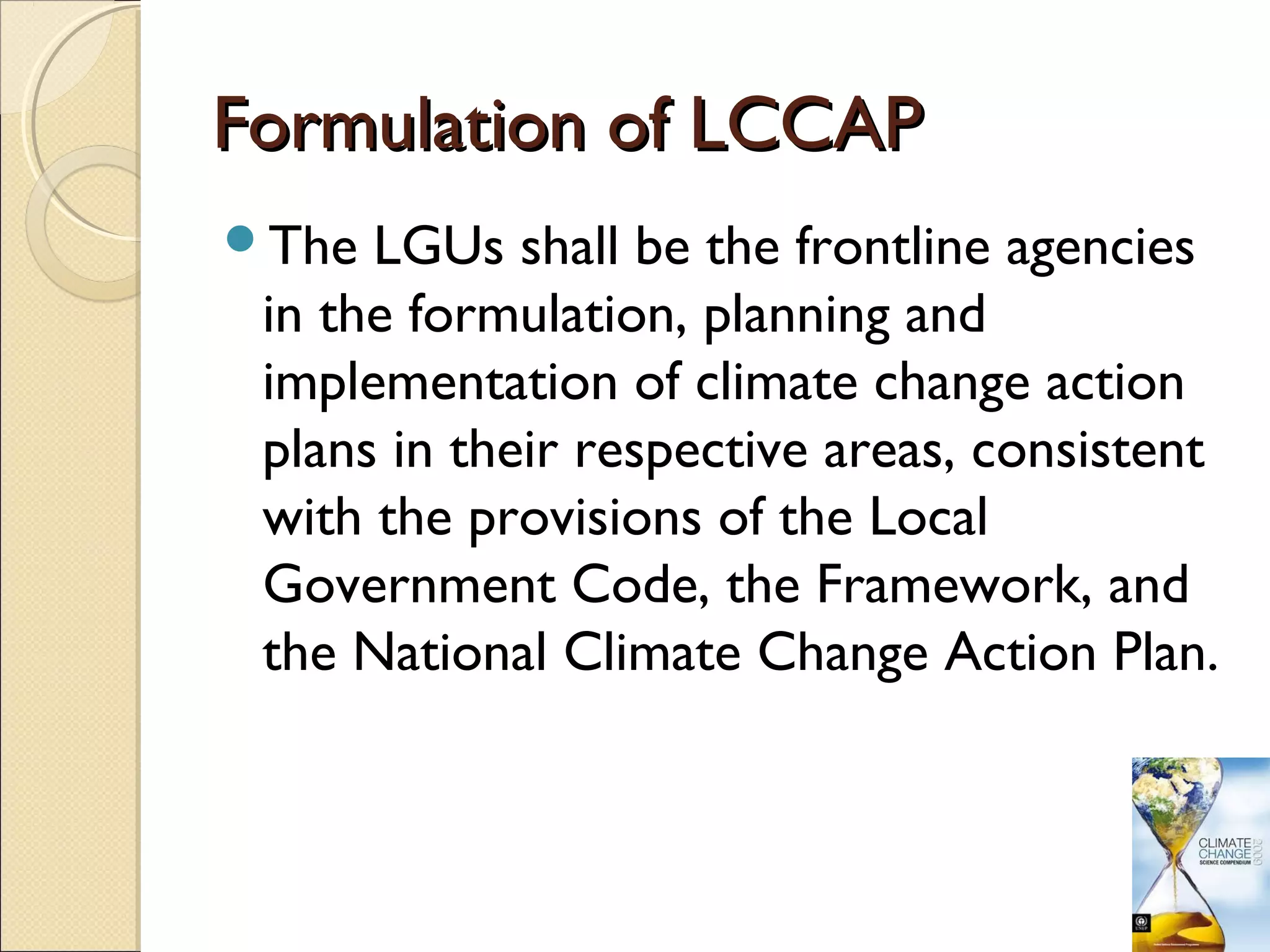 Ra 9729 Climate Change Act of 2009 | PPT