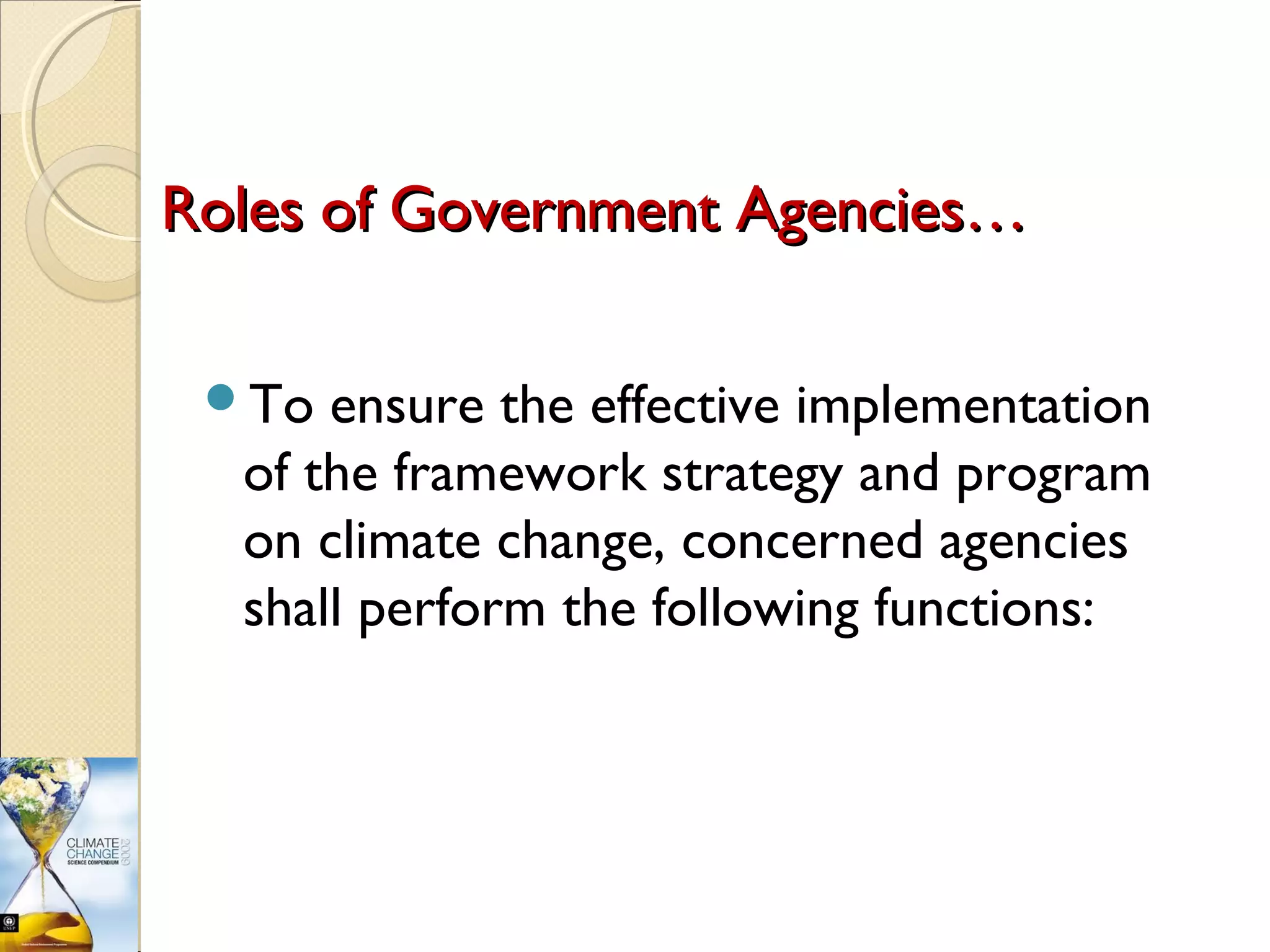 Ra 9729 Climate Change Act of 2009 | PPT