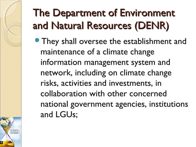 Ra 9729 Climate Change Act of 2009 | PPT | Environment | Science