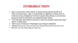 rheumatoid arthritis - ayurveda view (amavata) | PPTX