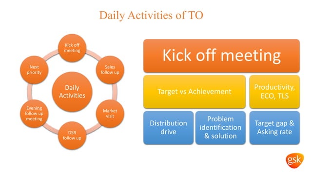 Presentation over GSK (Sales Intern) | PPT