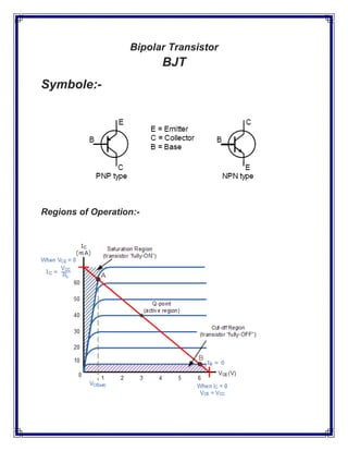 Diodes,BJT,MOSFET,JFET | DOCX