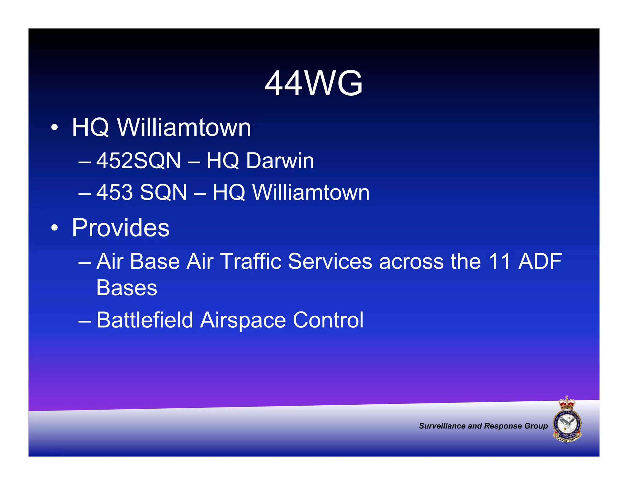RAAF Surveillance and Response Group | PDF