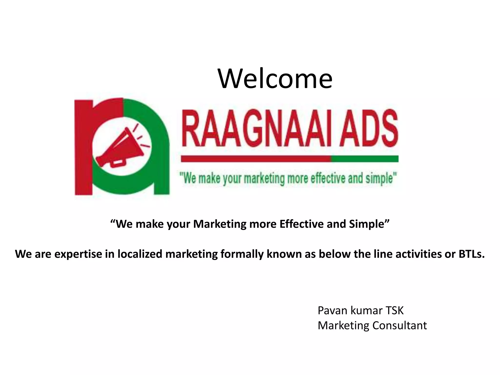 Raagnaai ads pavan- presentation | PPT